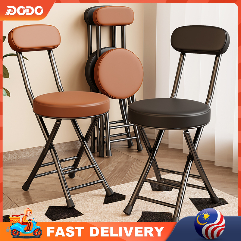 Kerusi Lipat Solat Portable Folding Chair Foldable Backrest Chair ...