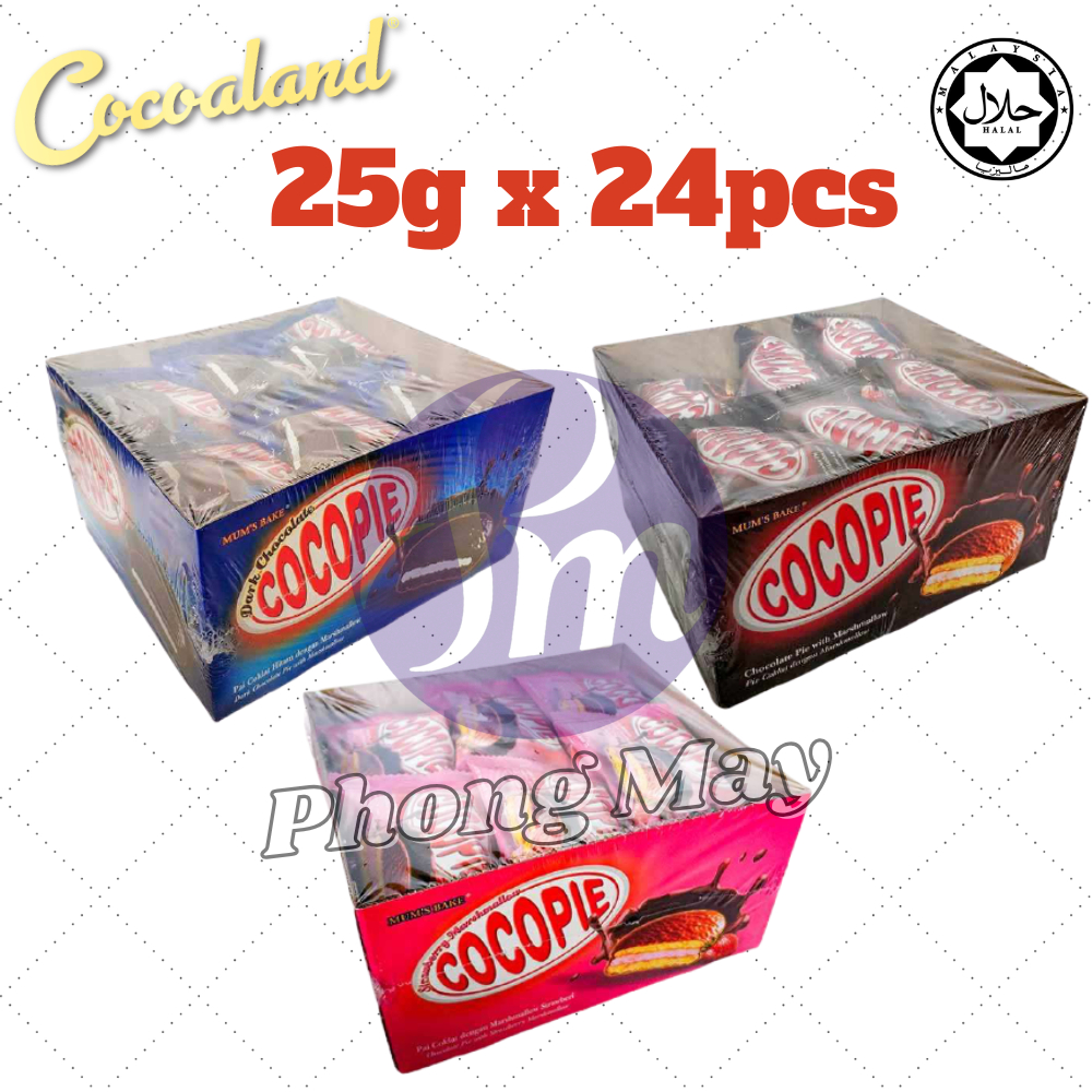 MUM'S BAKE COCOPIE CAKE WITH MARSHMALLOW [24PCS] | Shopee Malaysia