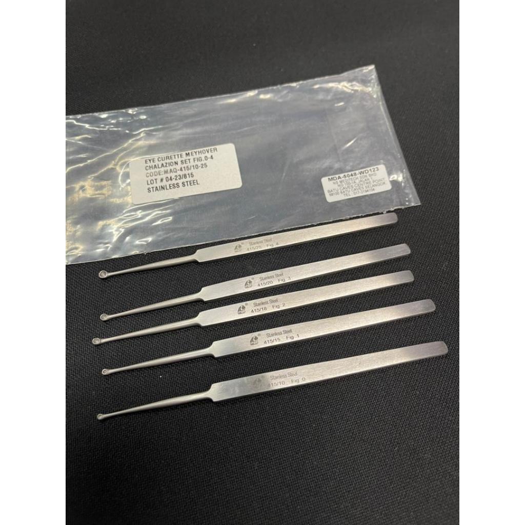 Eye Curette, Meyhofer Chalazion SET fig 0-4 | Shopee Malaysia
