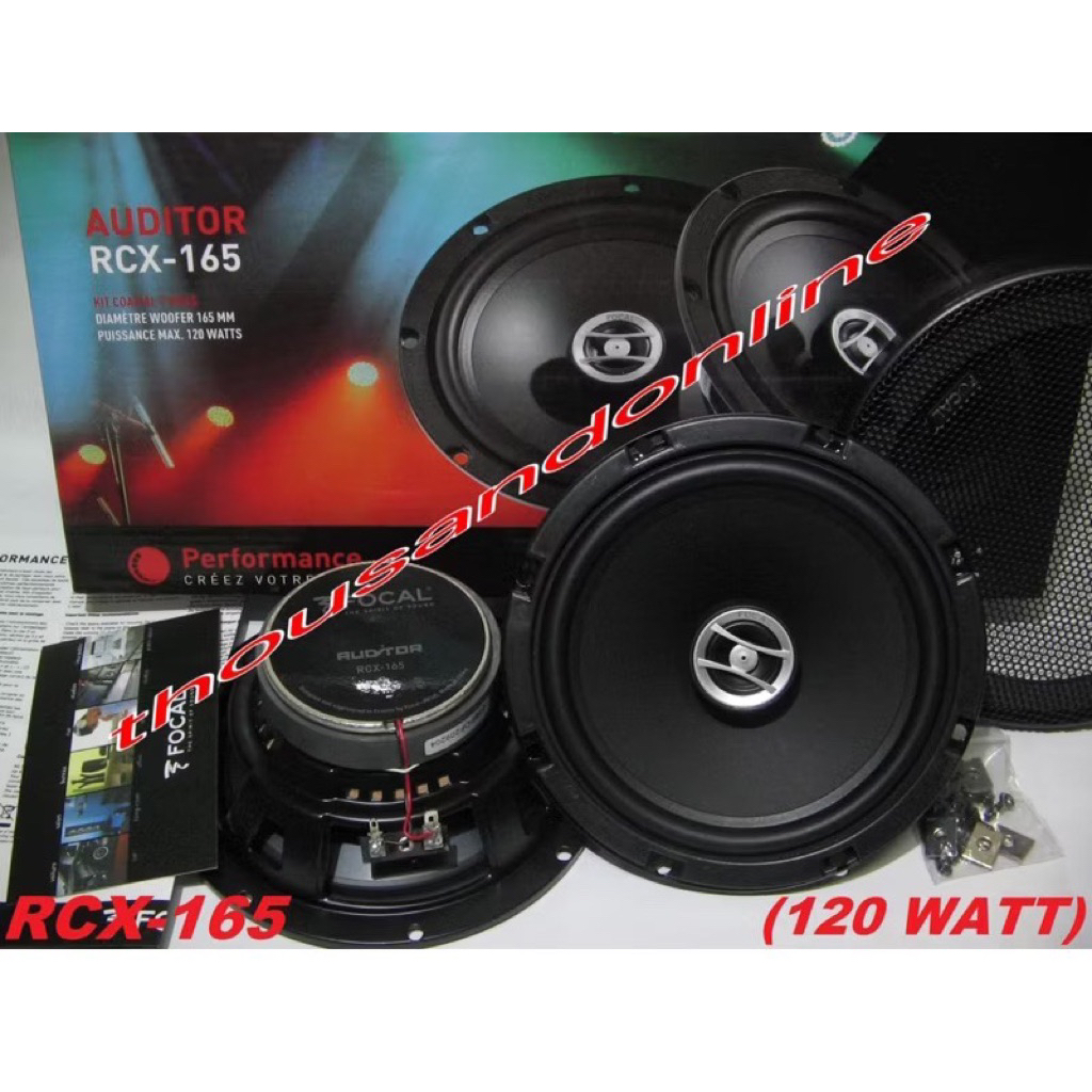 FOCAL RCX-165 6.5” (165MM) 2-WAY COAXIAL KIT SPEAKER | Shopee Malaysia
