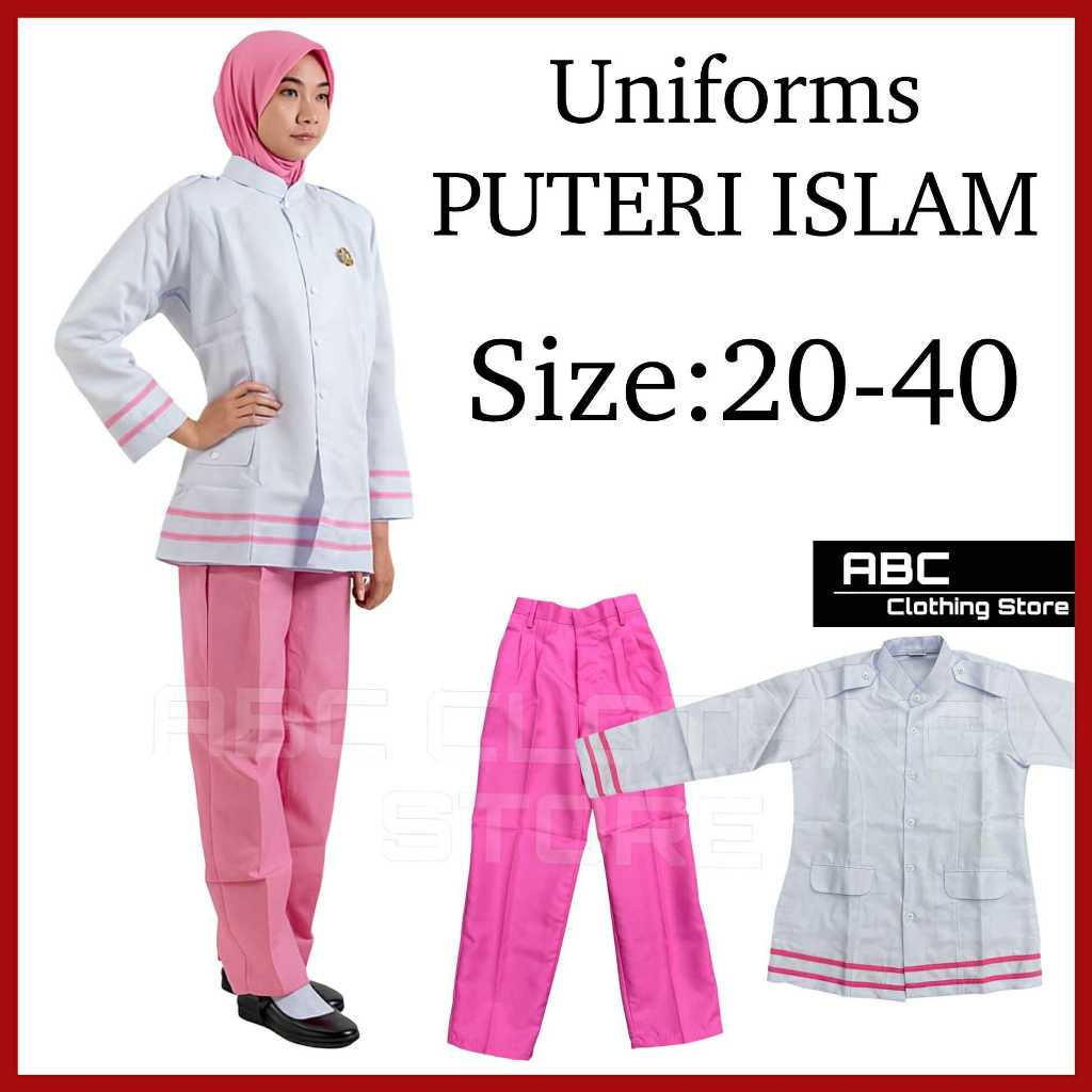(PPIM)Uniform Puteri Islam/ Baju Kawad Puteri Islam/ Seluar Kawad ...