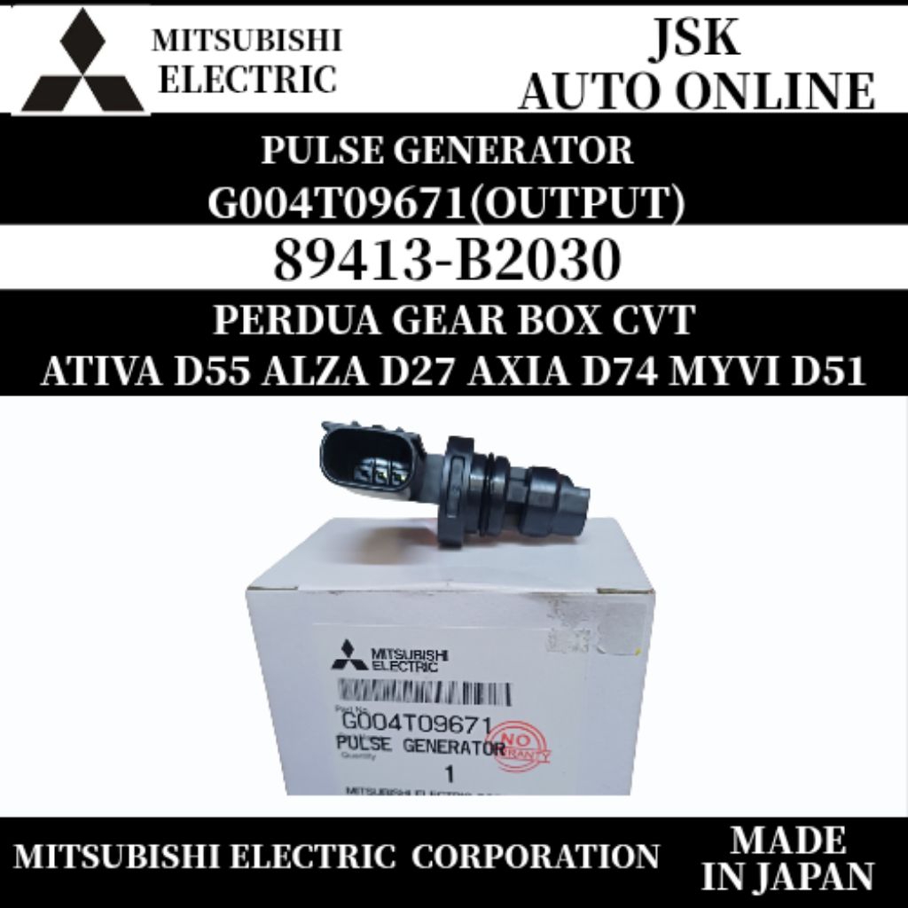 G004T09671(89413-B2030) 3-PIN SENSOR PULSE GENERATOR OUTPUT CVT GEAR ...
