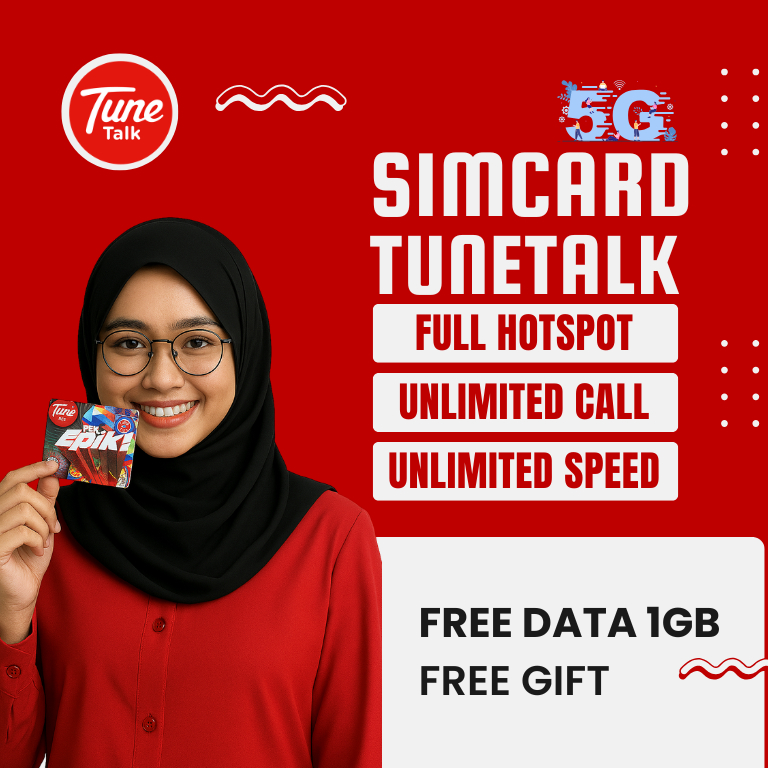 TUNETALK ORIGINAL 5G SIMCARD Epik+ /350GB / UNLIMITED DATA / UNLIMITED CALL / TUNETALK | Shopee ...