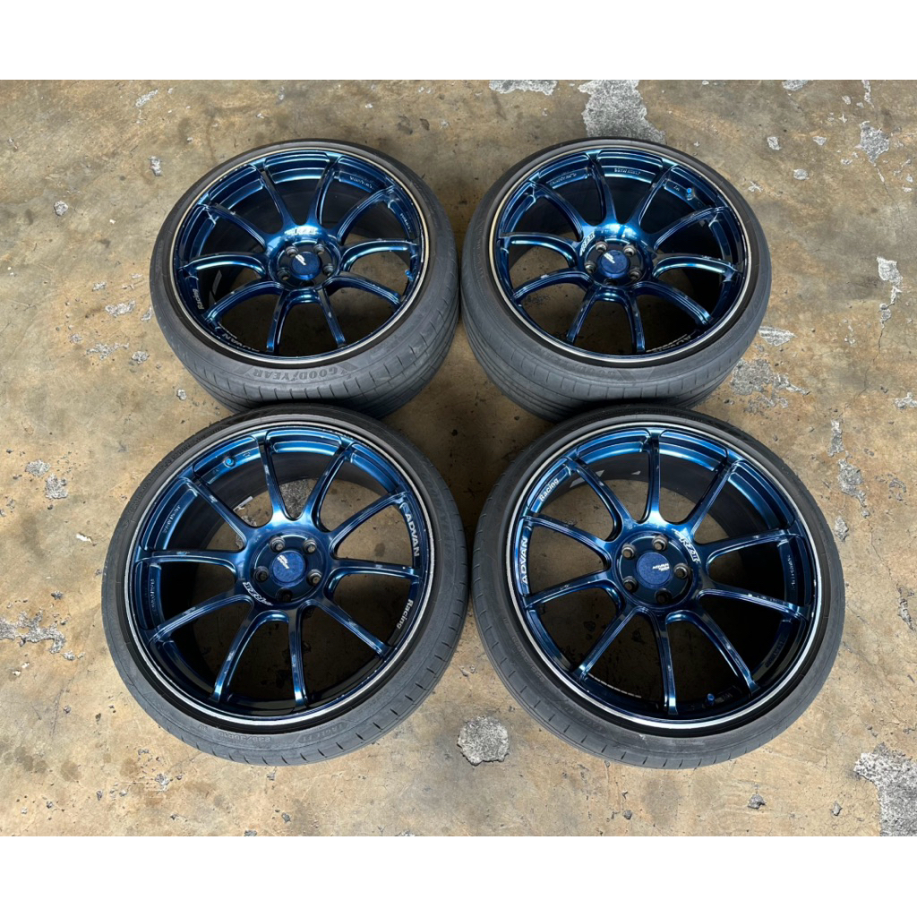 Original Yokohama Advan Racing RZ2 RZ-II JDM Sport Rim 19X9J 5X100 ET50 ...