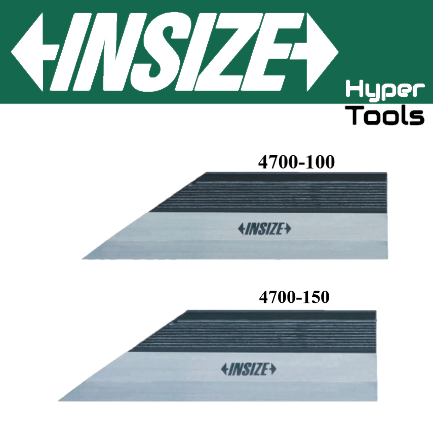 INSIZE Straight Edges (DIN874) - 150mm / 100mm (Model: 4700-150 / 4700 ...