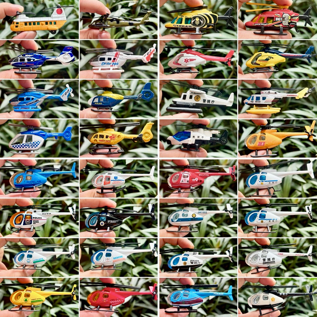 Assorted Diecast Helicopter Siku Welly Realtoy Tomica Hot Wheels HTF ...