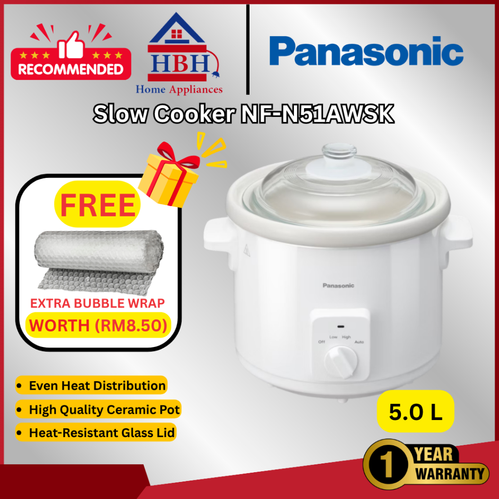 Periuk Perlahan Panasonic 3.0L / 5.0L Slow Cooker NF-N31AWSK | NF ...