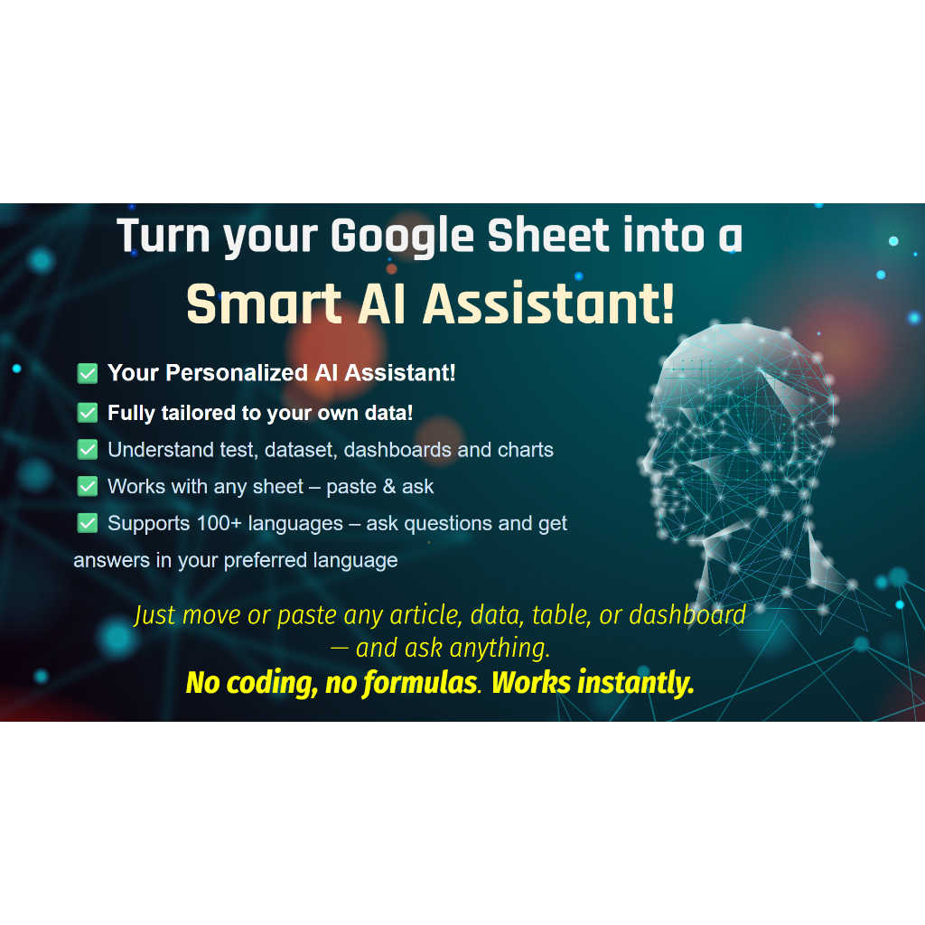 Analyze data with AI in Google Sheets | Analyze Charts, Tables ...