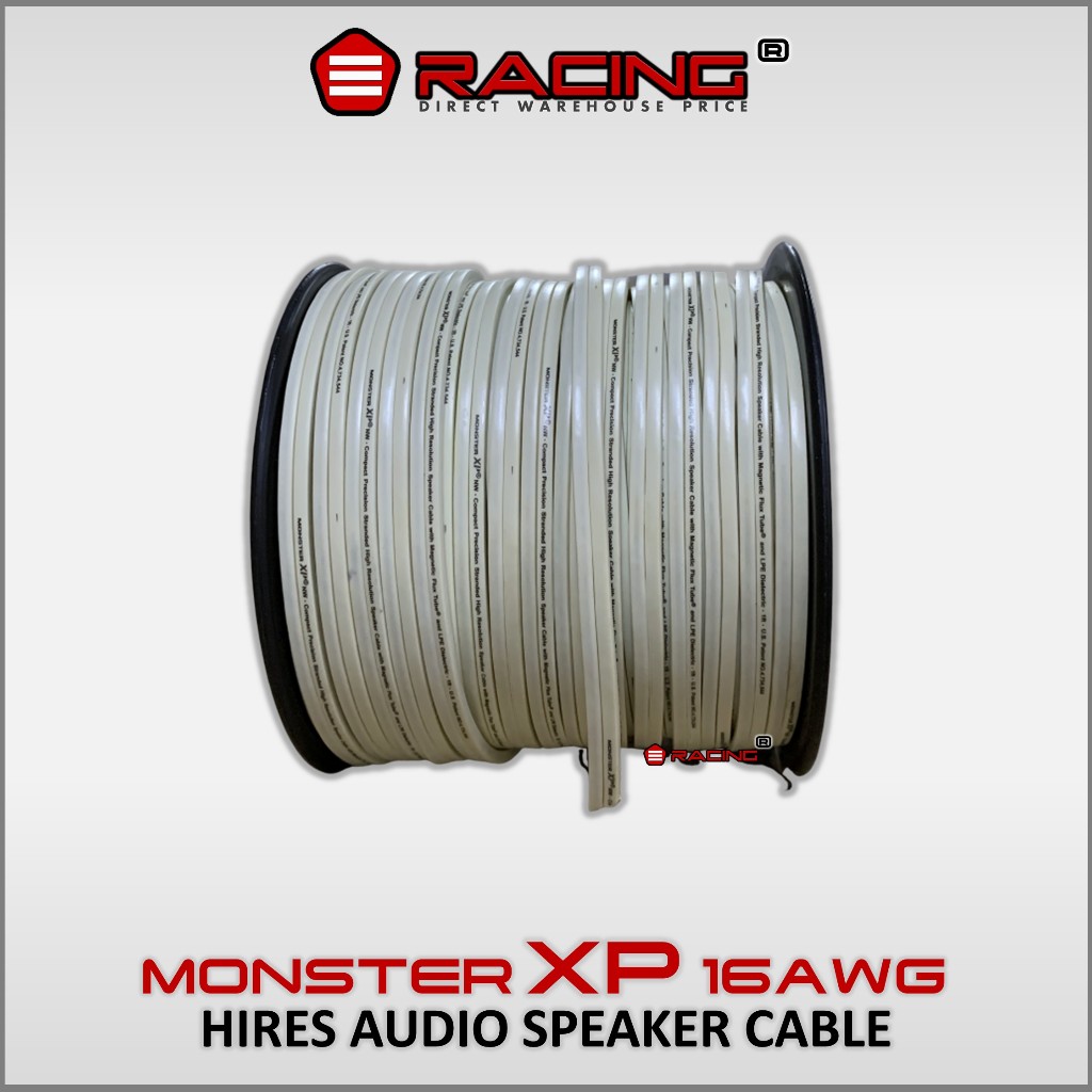 Monster XP 16AWG Speaker Cable | 1 Meter | 80-Strand OFC Copper | Hi-Fi ...