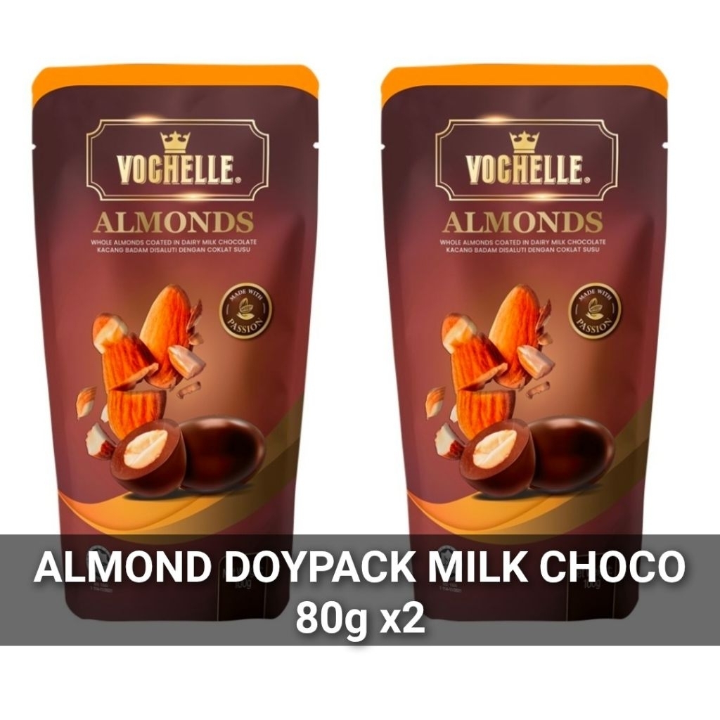 VOCHELLE Halal Almonds Doypack Chocolate Milk 80g | Shopee Malaysia