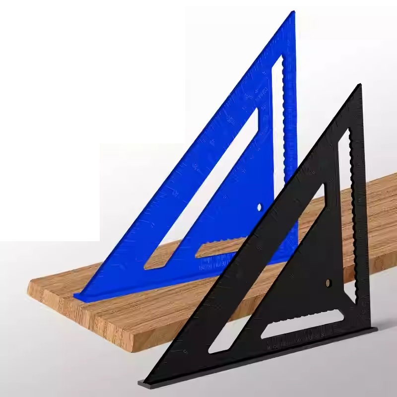 MKR 7inch 12inch ABS Plastic Triangular Ruler Square Metric Angle Ruler ...