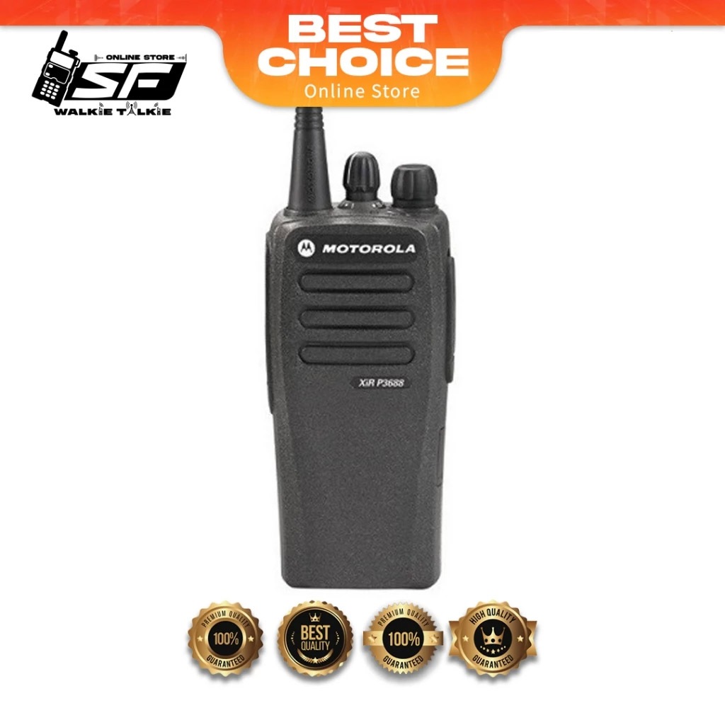 MOTOROLA XIR P3688 UHF 403-480Mhz OR VHF 136-174 Mhz (IMPORT SET ...