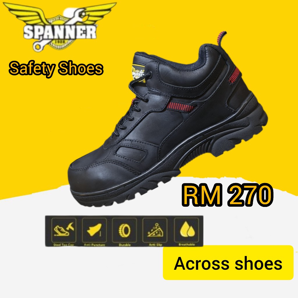 👷👉[Safety Shoe]🔥Men Shoe 💯 Original Spanner safety shoe SPNC-85-44 ...
