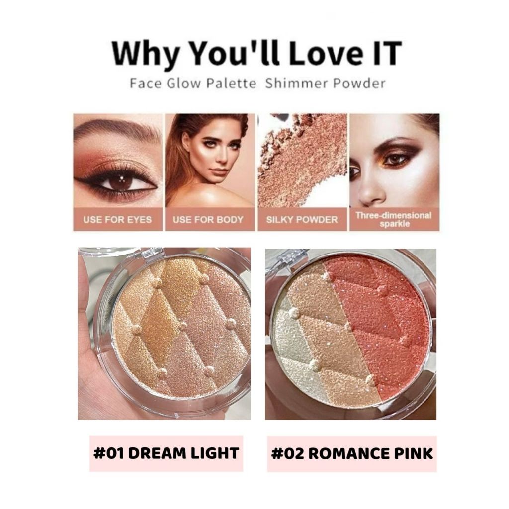 [READY STOCK] MISIOU BEAUTY SHIMMER HIGHLIGHTHER & EYESHADOW | JUST ...