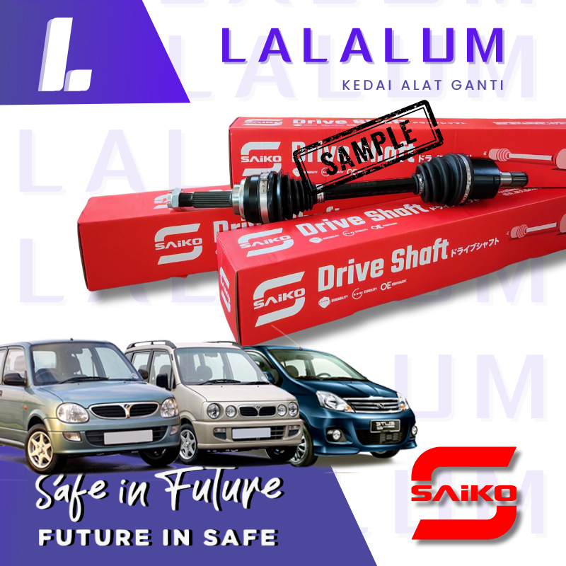 SAIKO JAPAN QUALITY PERODUA VIVA KELISA KENARI DRIVE SHAFT ASSY LH/KIRI ...