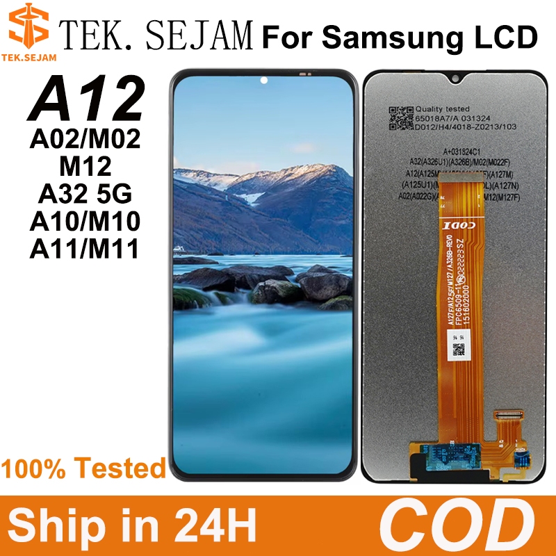TEK.SEJAM LCD For Samsung A12 A02 M12 A10 A02 A32 5G LCD Touch Screen ...