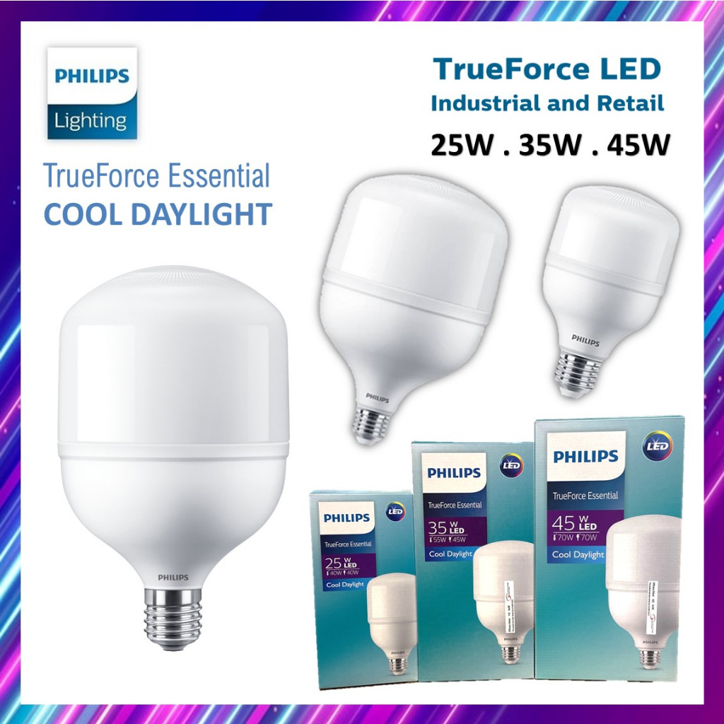 Philips 25w 30w 50w LED Hi Bay Bulb TrueForce Bulb E27 High Bay Bulb ...