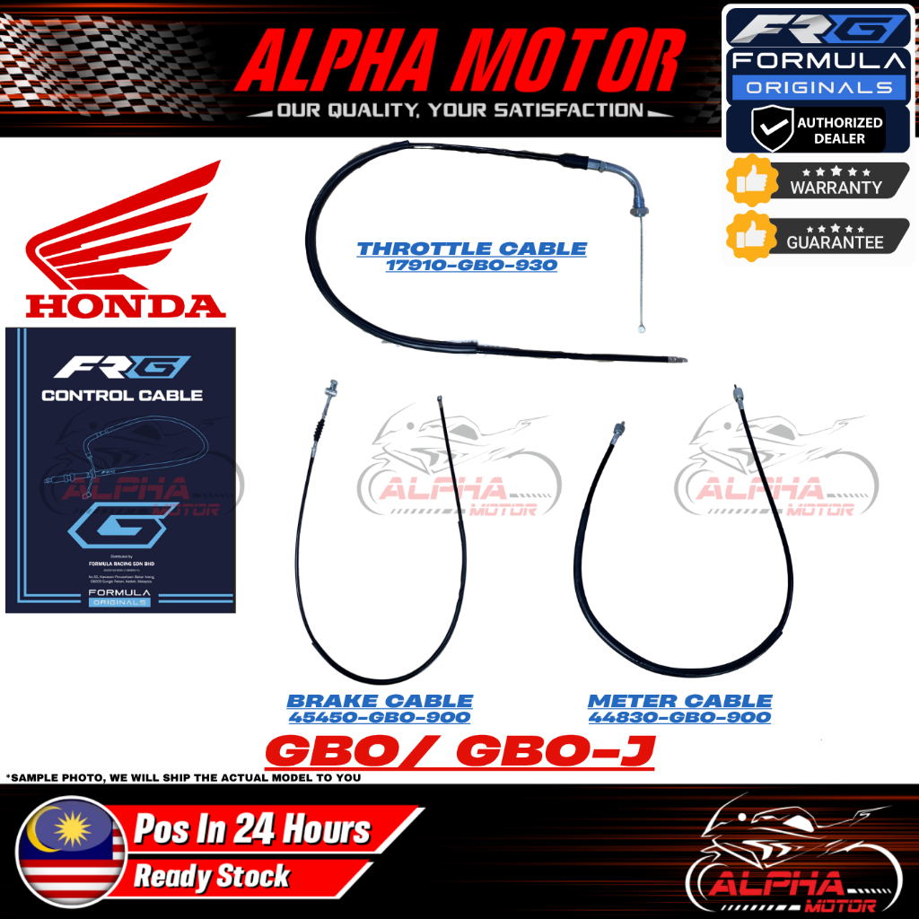HONDA GBO GBO-J FRG FORMULA ORIGINAL BRAKE METER SPEEDOMETER THROTTLE ...