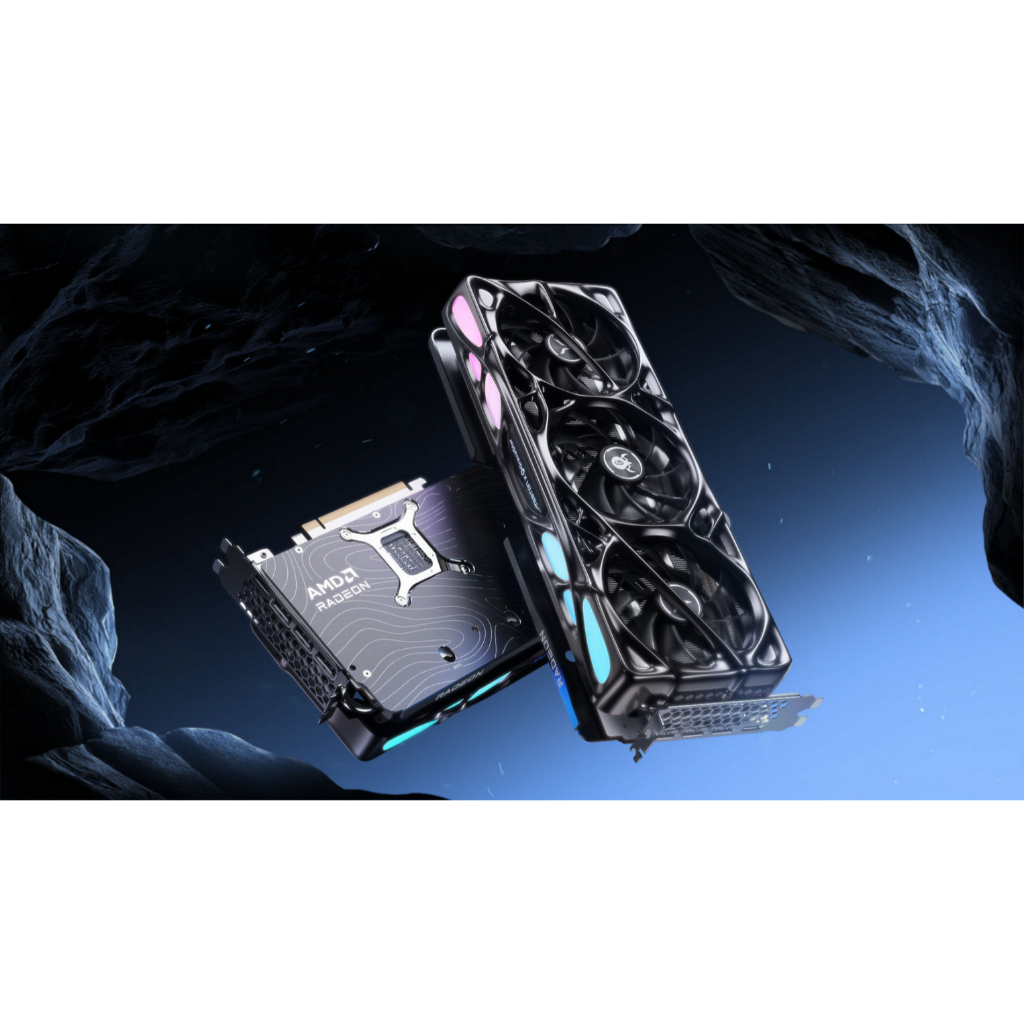 Yeston x GravaStar AMD RADEON RX 9070 XT 16G GDDR6 Mercury Nova OC ...