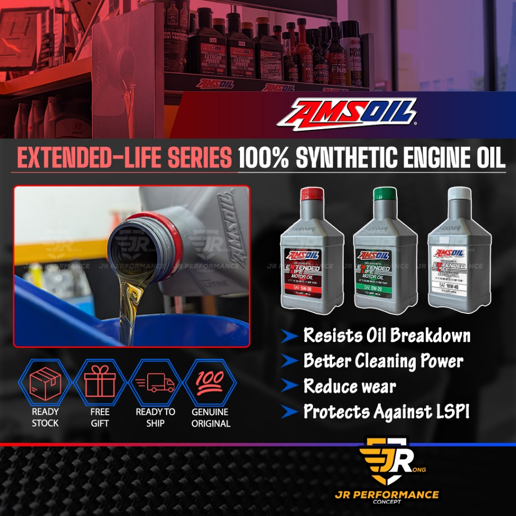 Amsoil Extended Life XL Fully Synthetic Engine Oil Lubricant 0W20 5W30 ...