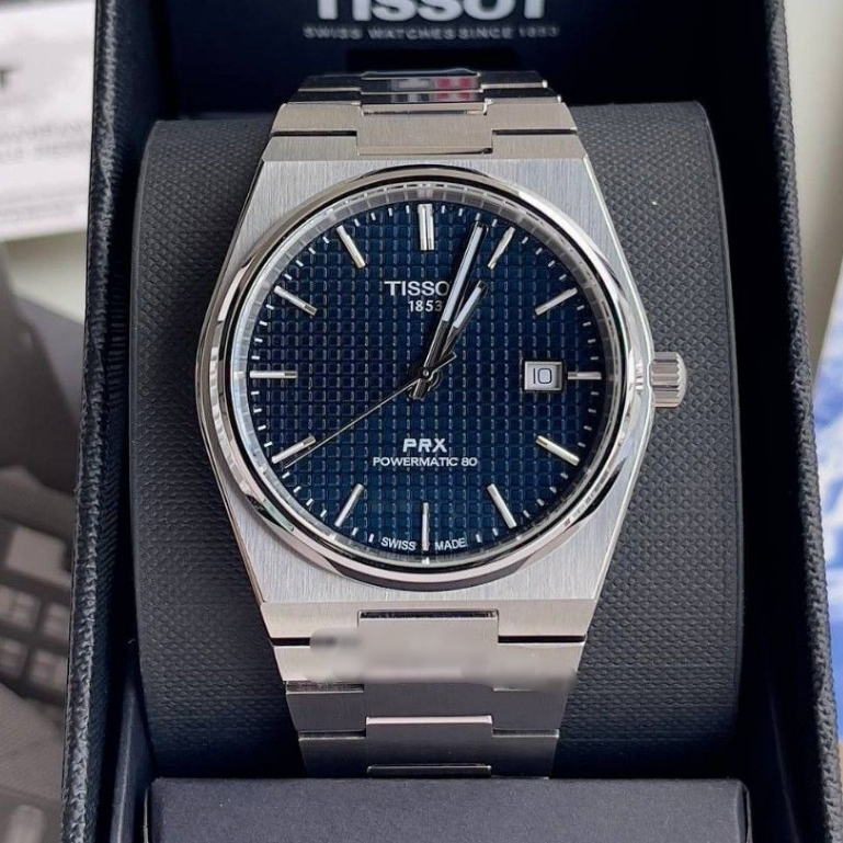 100% Quailty Tissot PRX Powermatic Steel Strep Men's Watch ready stock ...