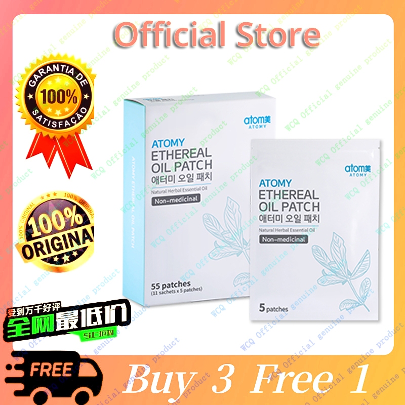 ATOMY Essential Oil Pain Relief Patches | 55 Patches per Box | 100% ...