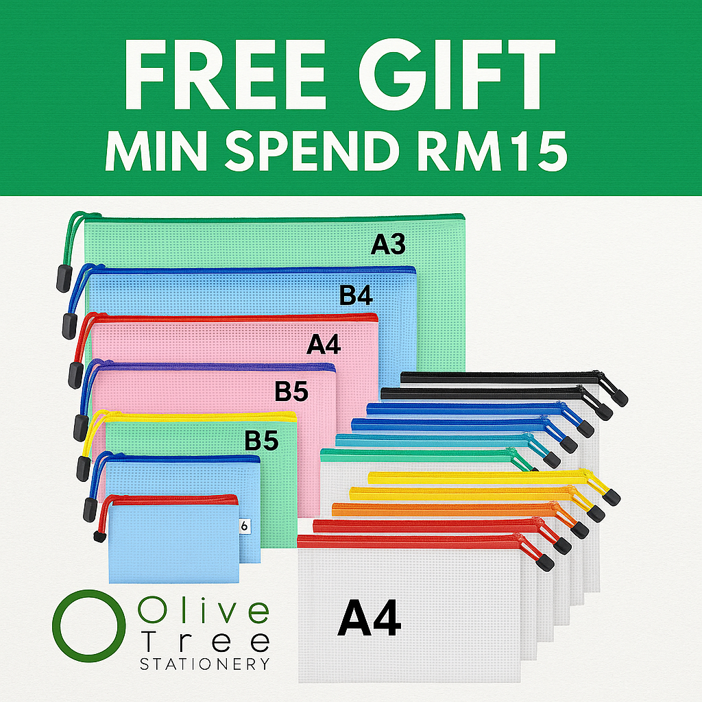 A3,A4,A5,B4,B5,A6 Mesh Zipper File Bag Transparent Zip Pouch Document ...