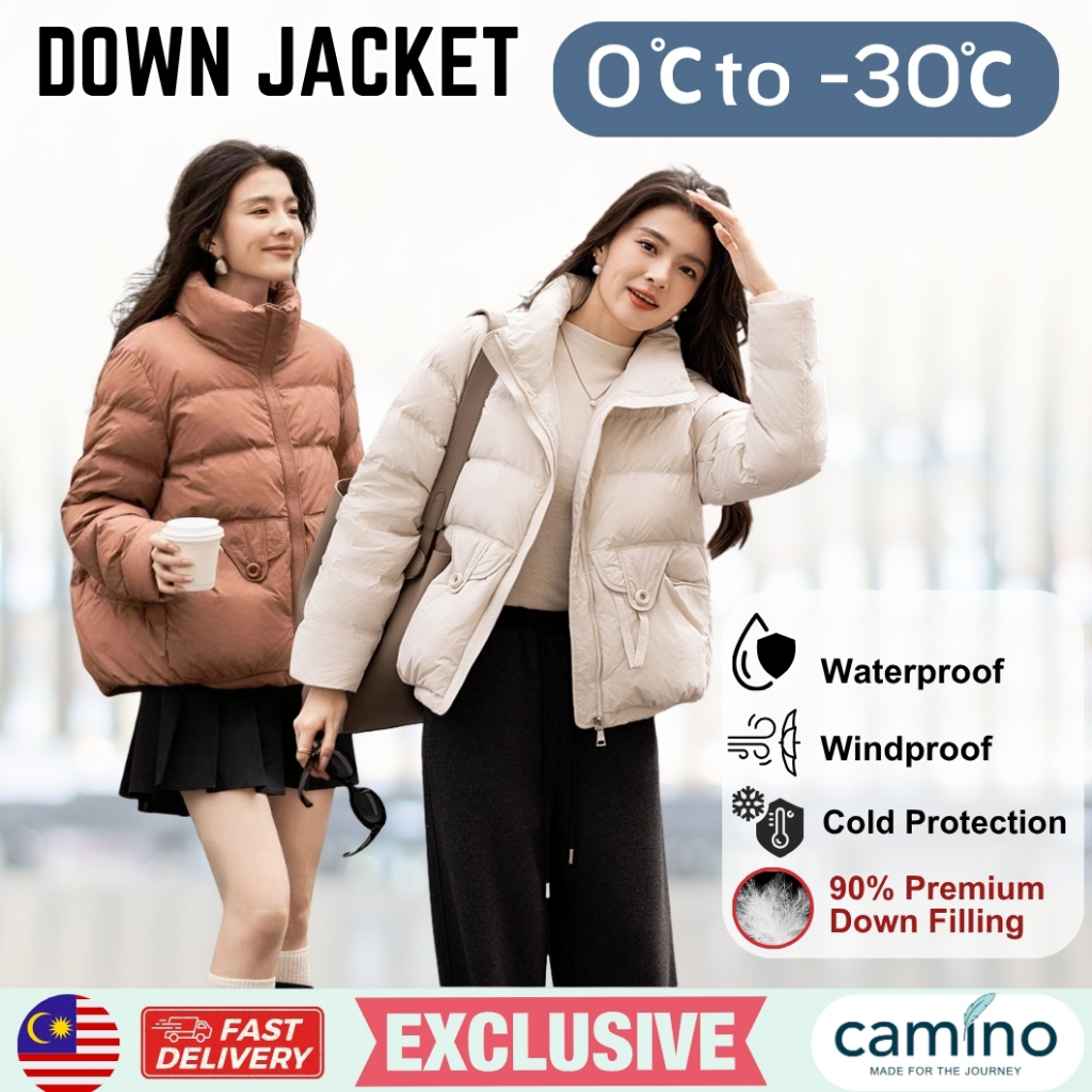Winter Puffer Down Jacket Warm Waterproof Woman 羽绒服女 Woman Waterproof ...