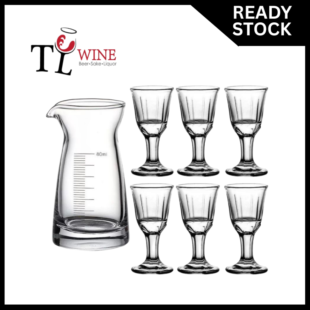 (7pcs) Maotai Glass/Shot Glass/Liquor Glass 茅台杯子套装 Glass Set with Box ...