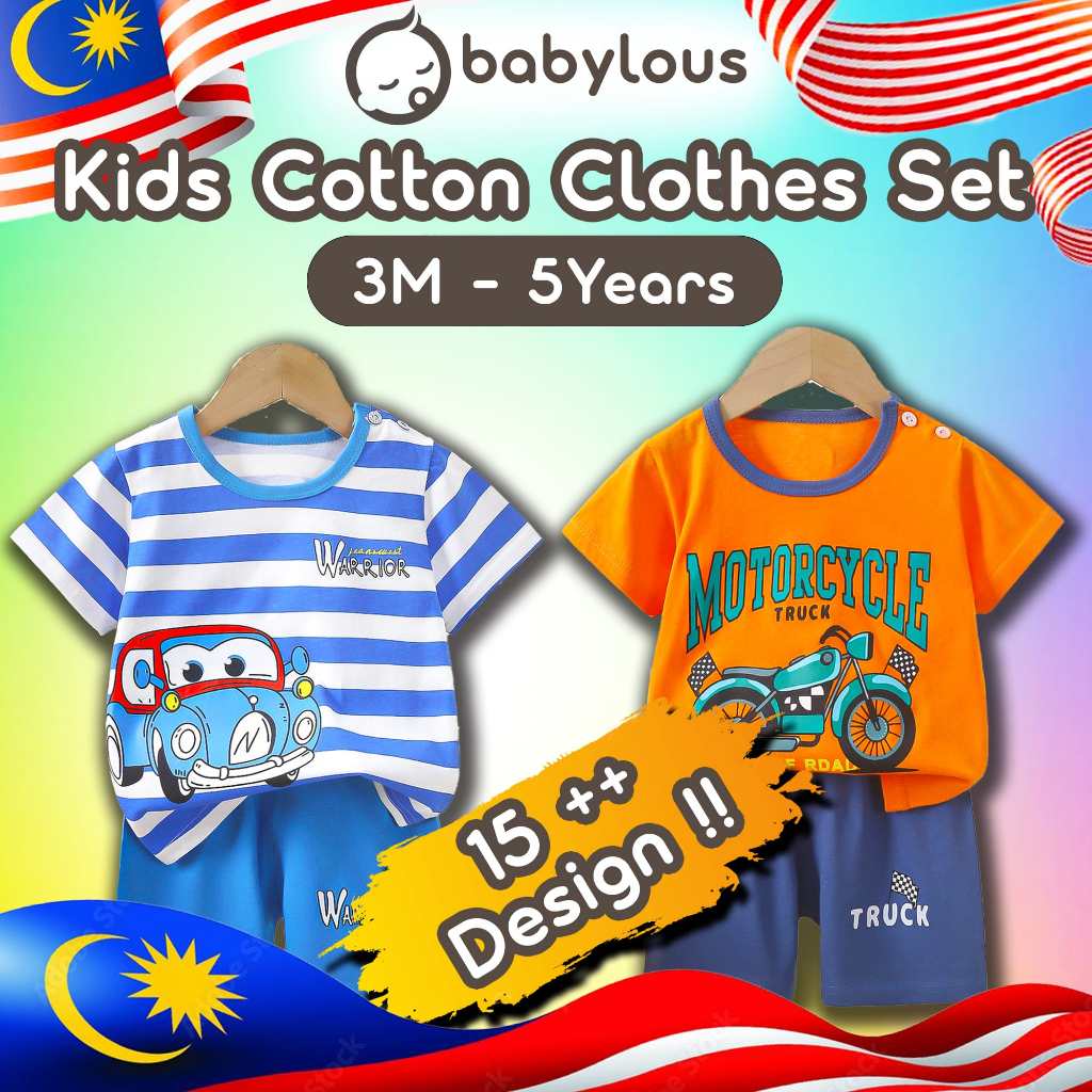 Baju Budak Bayi Kids Short Sleeve Clothes Baju Baby Murah Cartoon Shirt ...