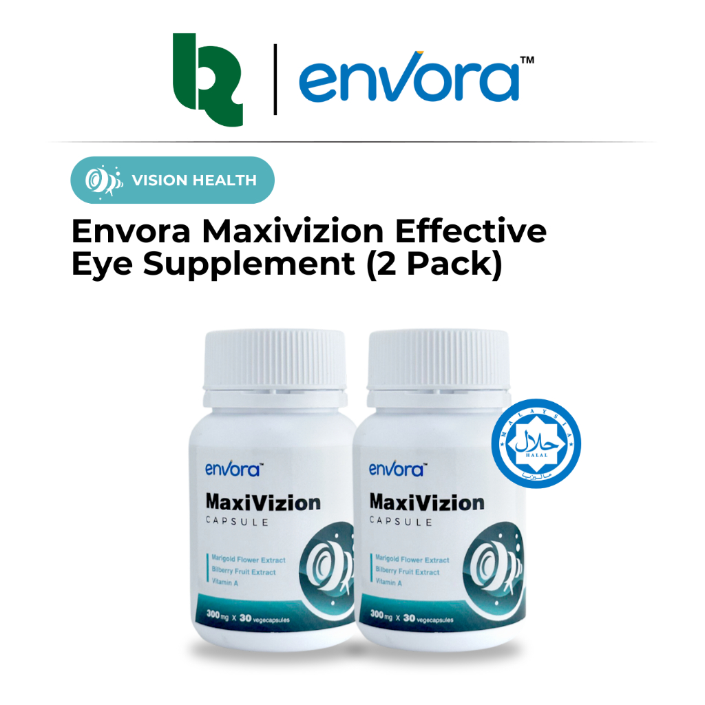 Envora Maxivizion Effective Eye Supplement (2 Pack) | Shopee Malaysia