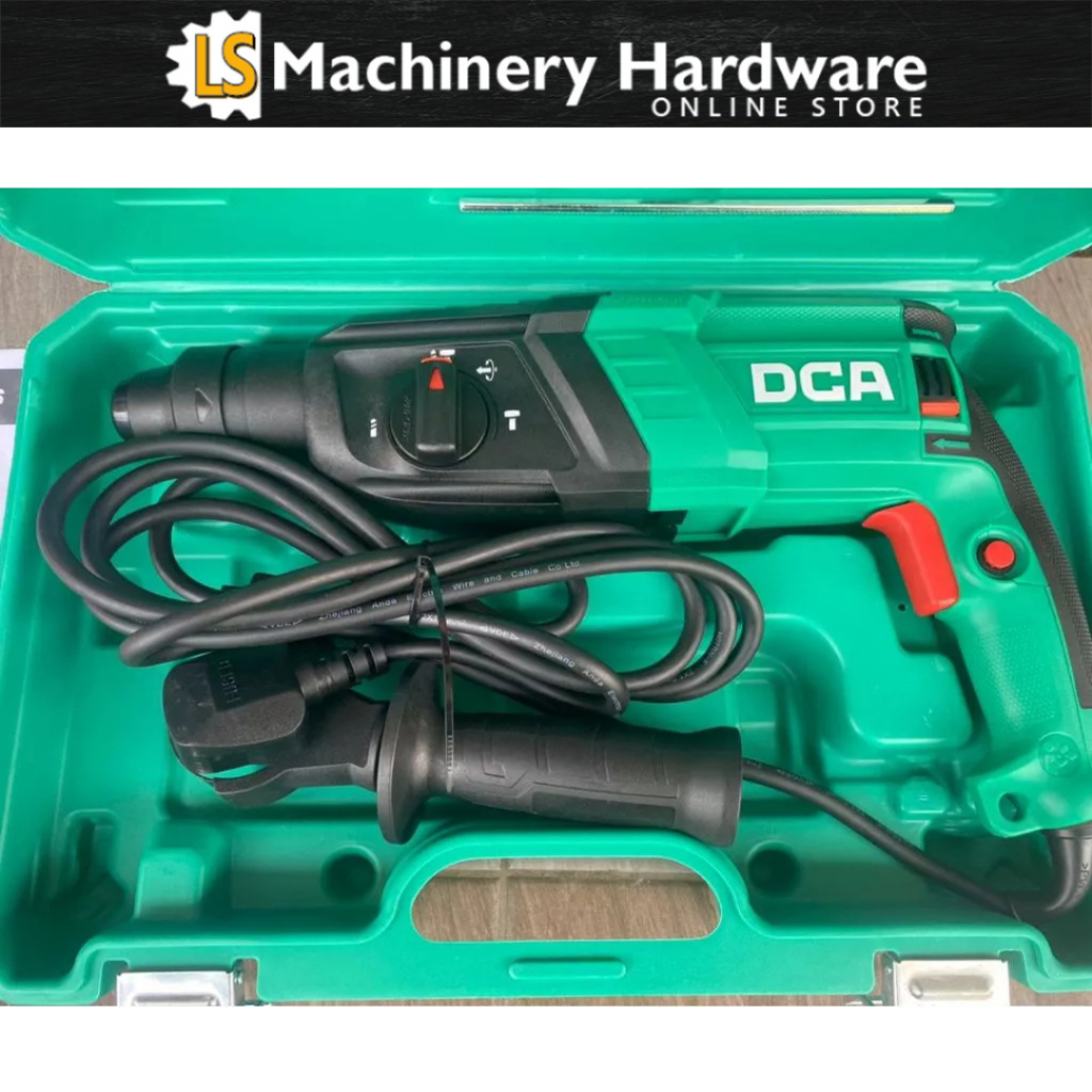 DCA AZC800-26 800W 26mm 3-Mode SDS-Plus Rotary Hammer Drill - Heavy ...