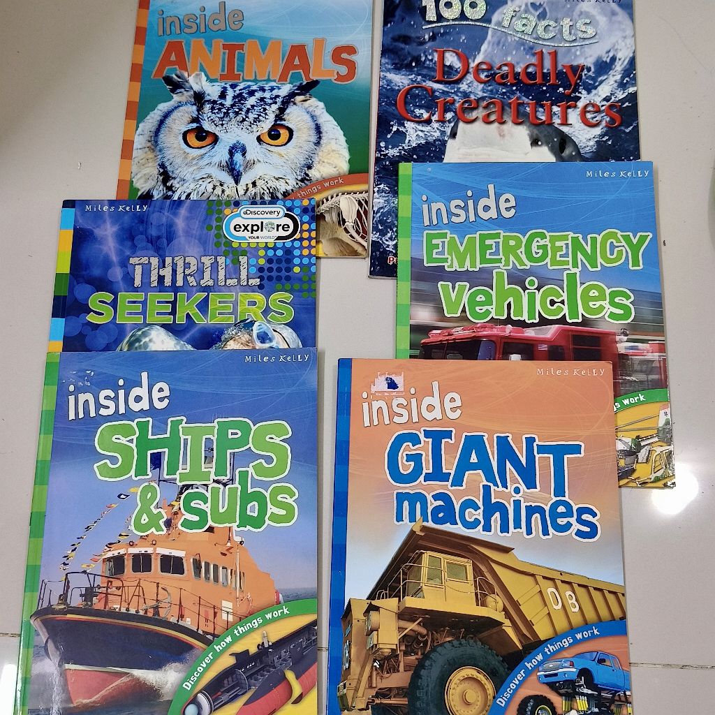 Miles Kelly Inside Giant Machine Ship Animals Deadly Creatures ...