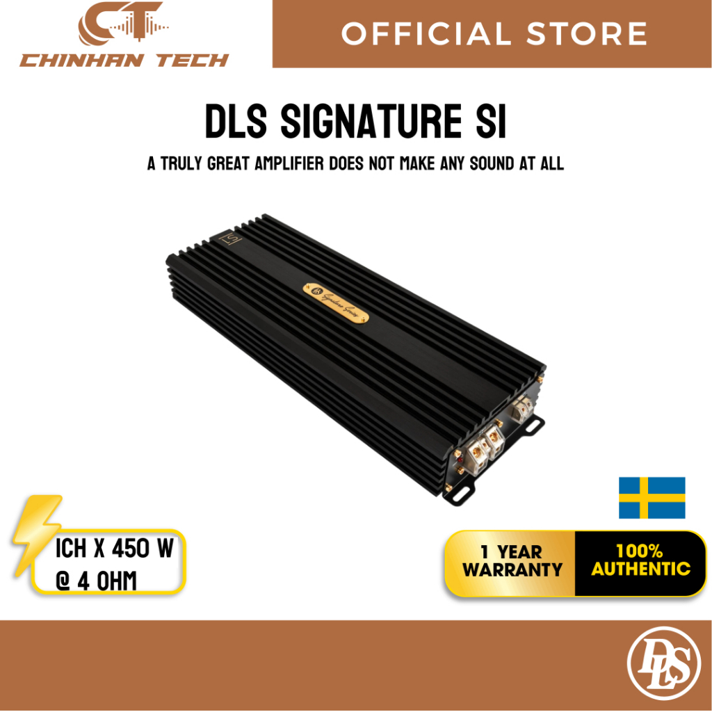 DLS Signature Series S1 - Monoblock Class D Amplifier 450W RMS x 1 ...