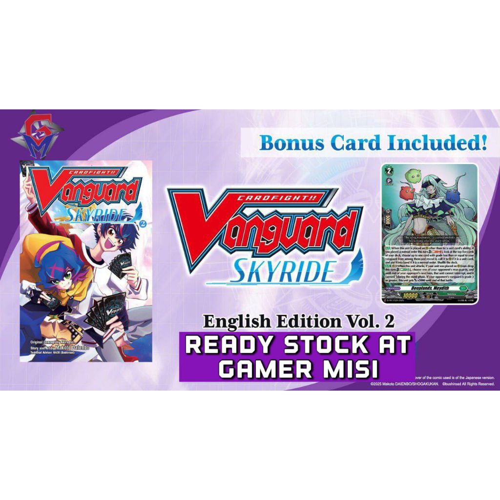 CARDFIGHT!! VANGUARD!! : SKYRIDE COMIC ISSUE #2 : THE BATTLE TAKES TO SKIES!! (INCLUDE PR) (NEW ...