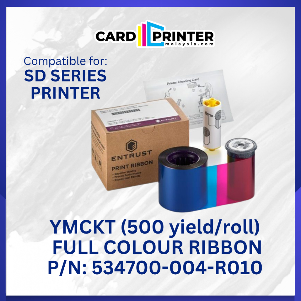 Datacard SD260 Old Model, SD360, SD460 YMCKT Color Ribbon Cartridge ...