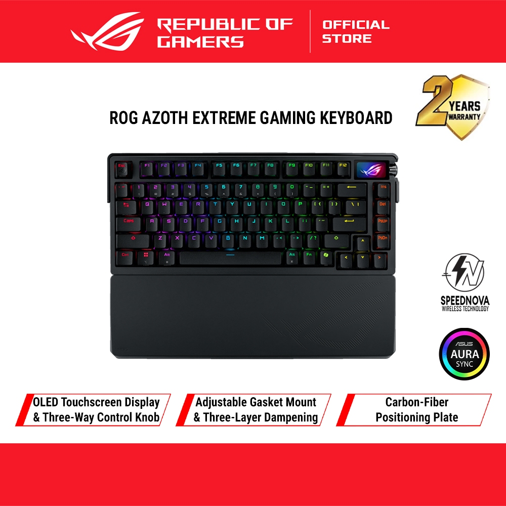 ROG M702 Azoth Extreme 75 Custom Gaming Keyboard, Aluminum Chassis ...