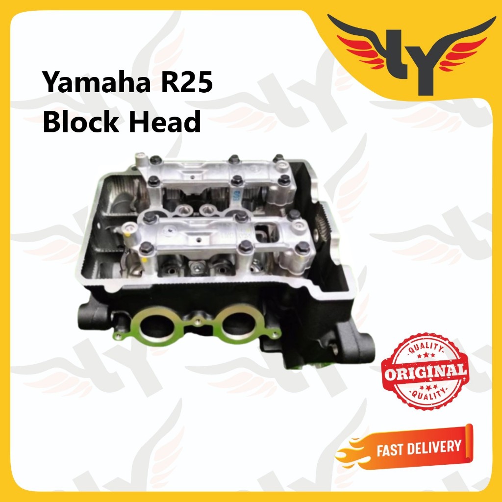 Yamaha R25 Cylinder Block Head - 1WD-E1102-20 (100% Original) | Shopee ...
