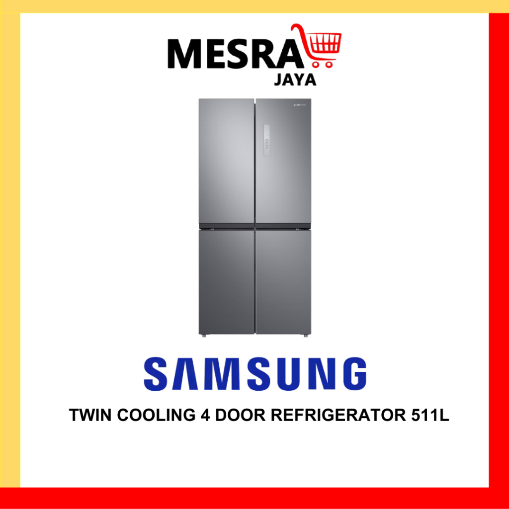SAMSUNG Twin Cooling 4 Door Refrigerator 511L RF48A4000M9ME | Shopee Malaysia