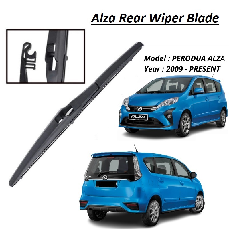 Perodua Alza Rear Wiper Window Blade Silicone Windscreen Rubber Wiper ...