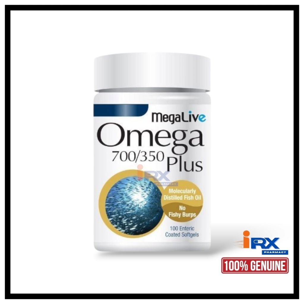 Megalive Omega 700/350 Plus 2x100s | To Regulate Cholesterol ...
