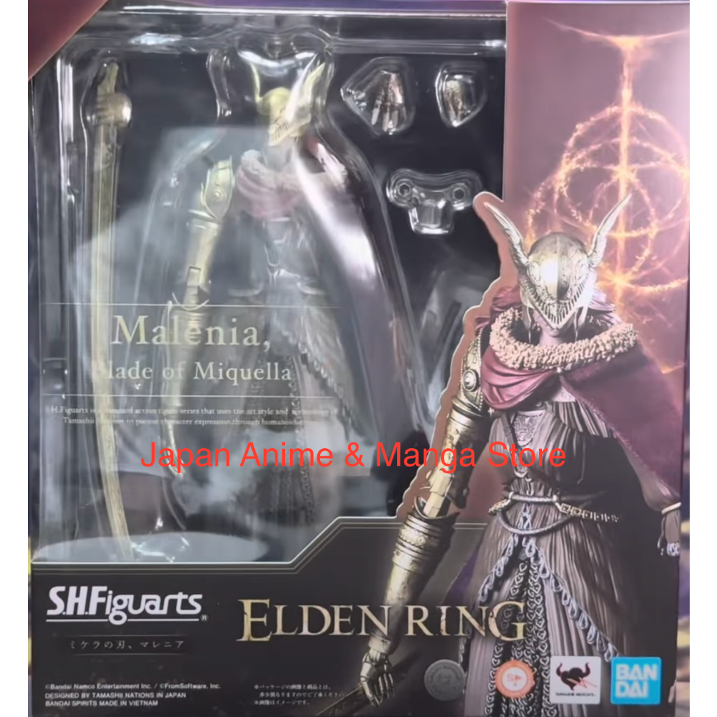 Bandai S.H.Figuarts ELDEN RING Malenia, Blade of Miquella Action Figure ...