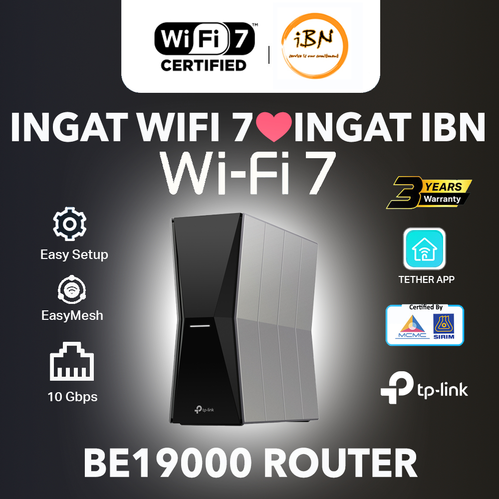 TP-Link Archer BE805 BE800 BE550 BE230 WiFi 7 Tri-Band Dual 10G + 4x ...