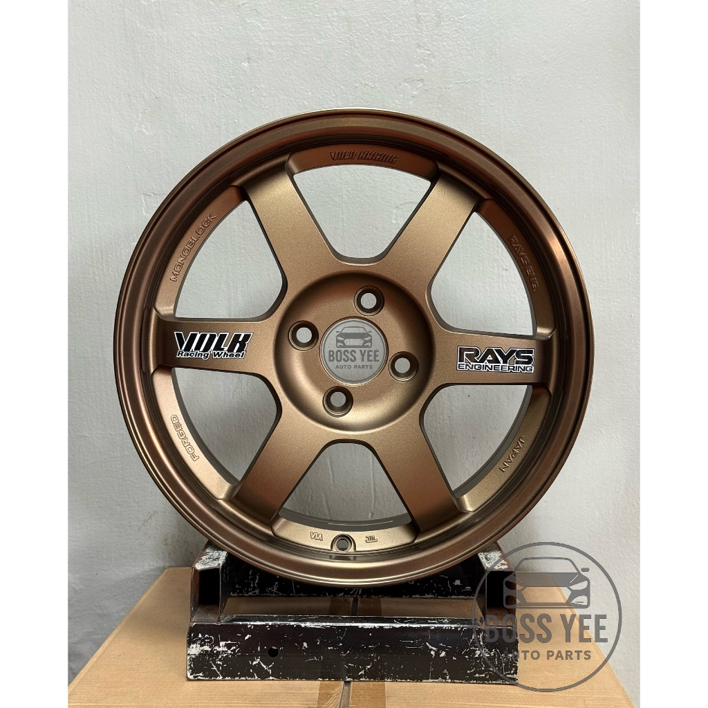 [NEW] PROMAX Wheels TE37 Sport Rim 16x7JJ ET42 4x100 Gold-S Sand (4pcs ...