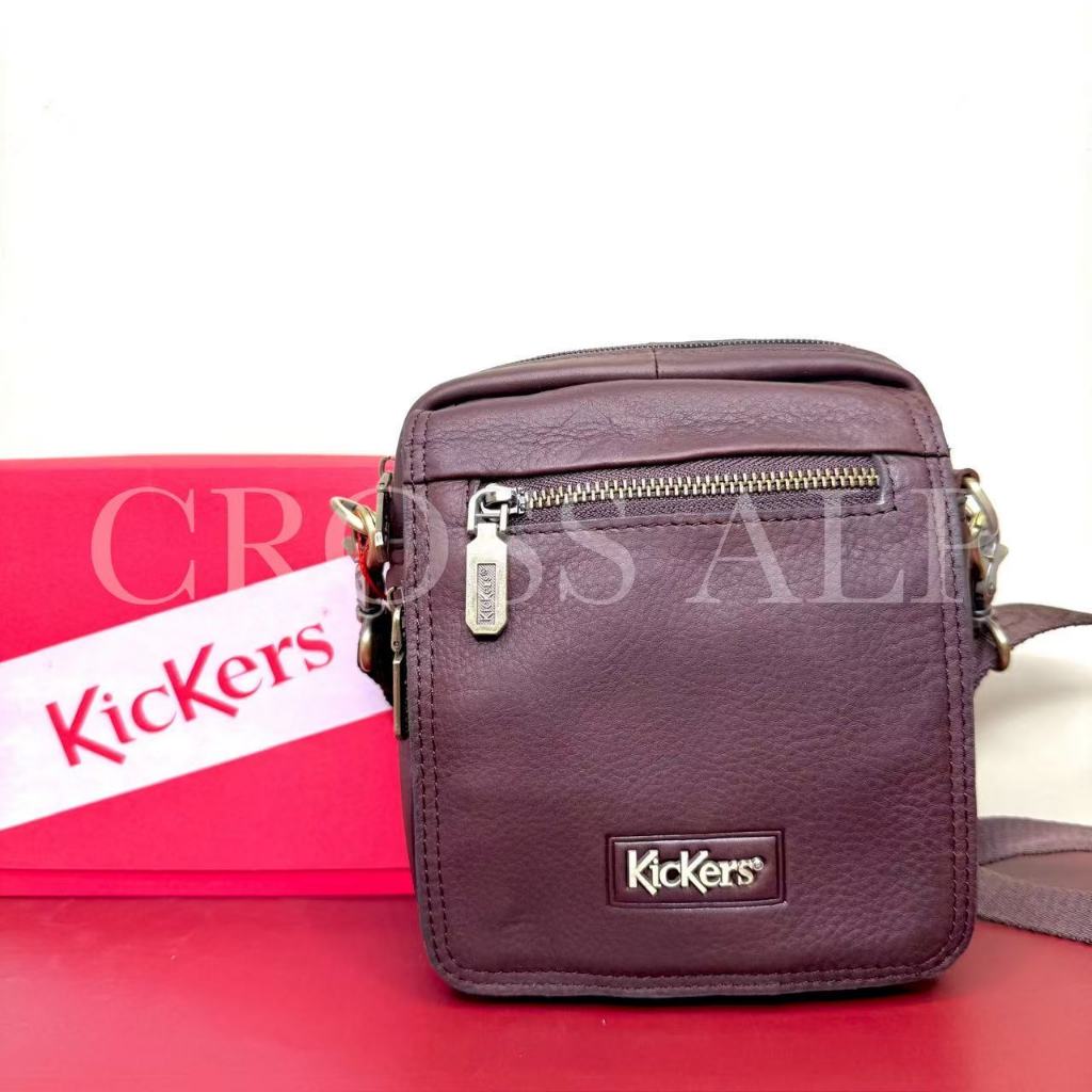 Kickers Sling Bag Pouch Bag Crossbody Bag Original Genuine Leather ...
