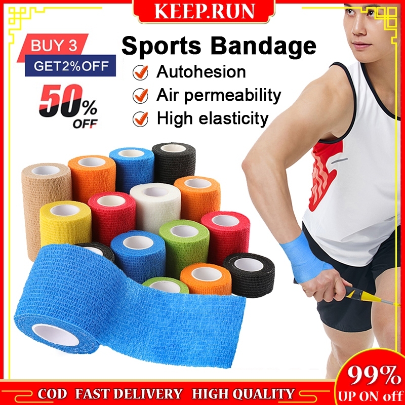 Sport Bandage Tape Self Adhesive Elastic Bandage First Aid Tape Wrap ...