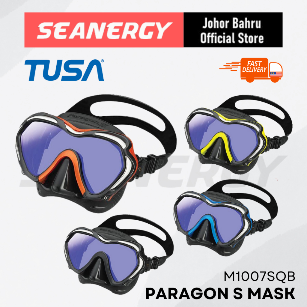 TUSA Paragon S Diving Mask M1007SQB Snorkeling Scuba Diving | Shopee ...