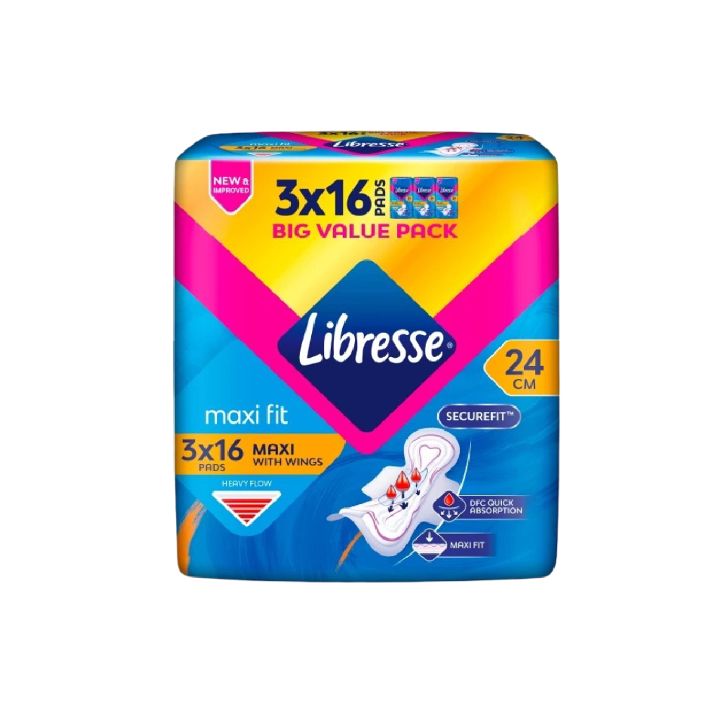 Libresse Maxi Wings 24cm (3 x 16 pads) | Shopee Malaysia
