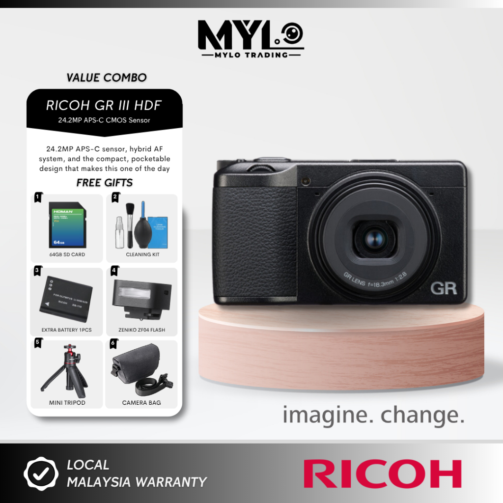 (READY STOCK) - Ricoh GR III | GR IIIx HDF | GR3x HDF - Digital Camera ...