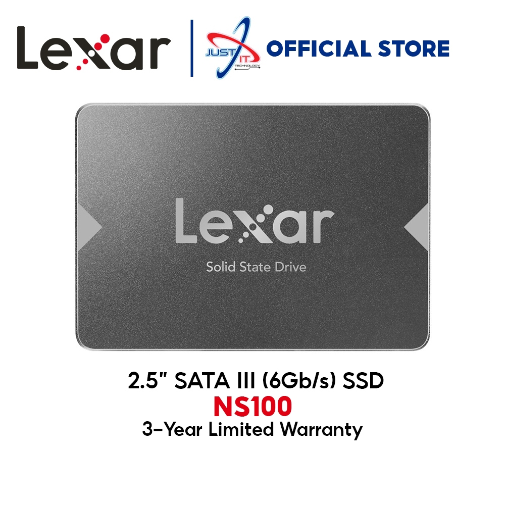 LEXAR NS100 SATA III 2.5 SATA SSD / STORAGE ( 256GB / 512GB / 1TB ...